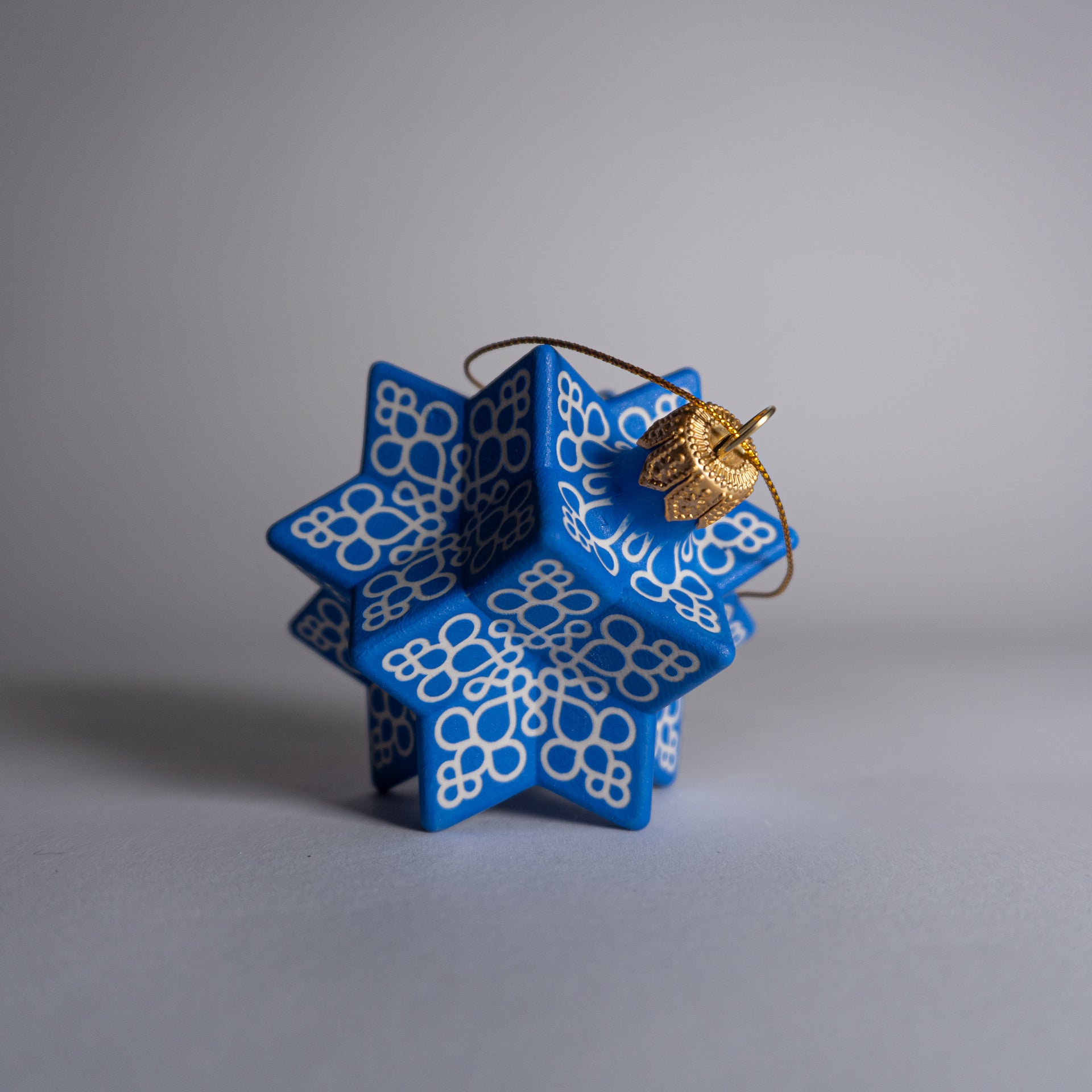 Blue Snowflake Ornament – TURN Studio